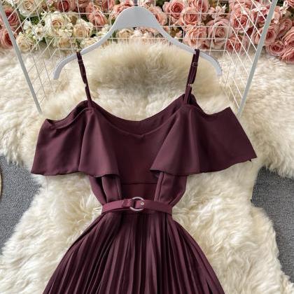 Cute A Line Dress Off Shoulder Fashion Dress on Luulla