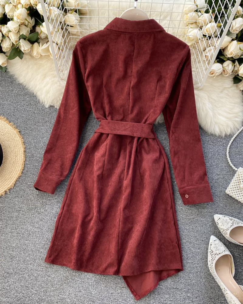 Uniquely Designed Irregular Dress Women's Autumn Dress on Luulla