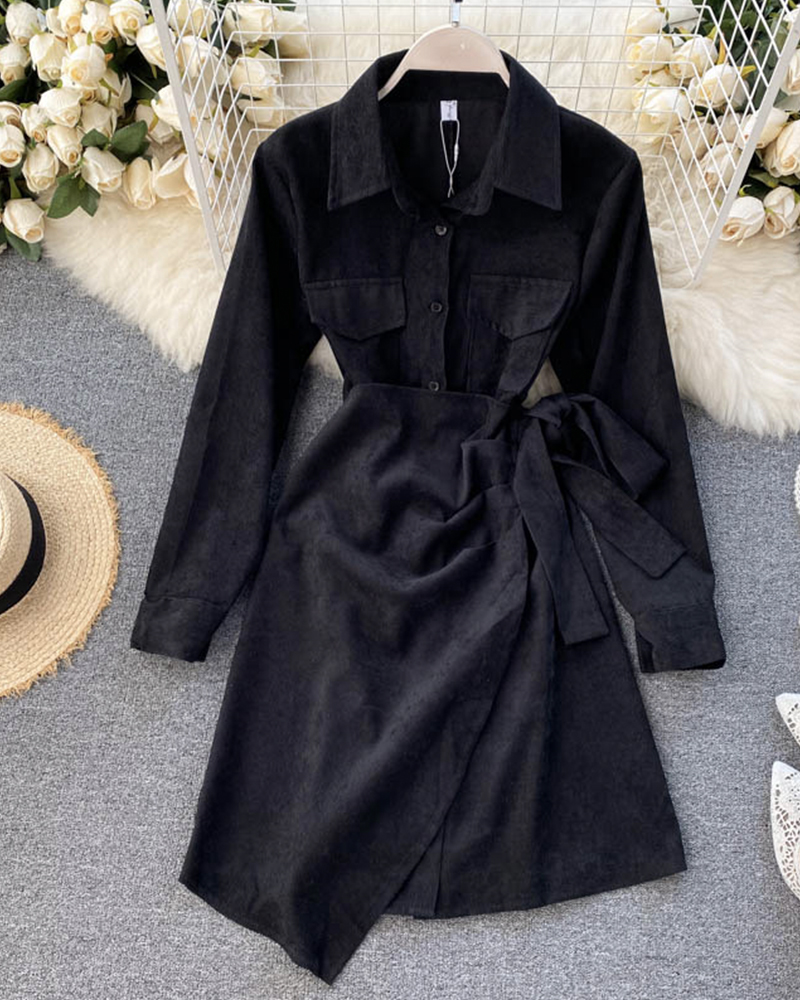 Uniquely Designed Irregular Dress Women's Autumn Dress on Luulla