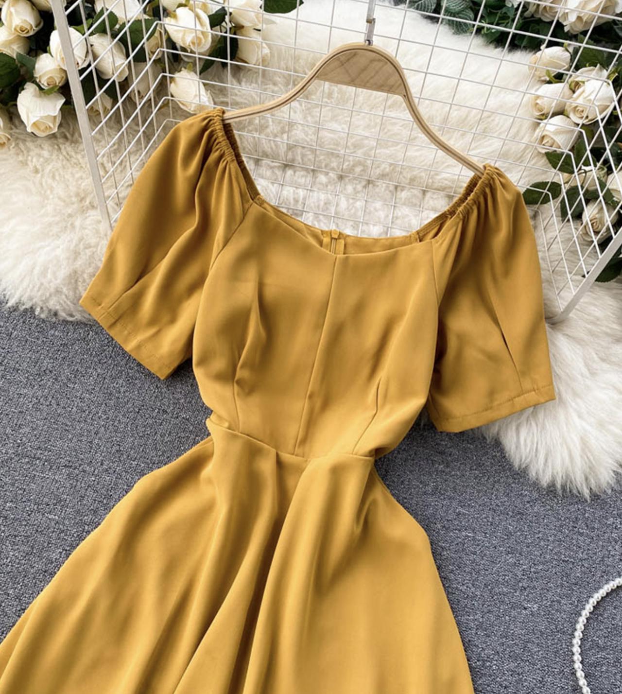 Cute A Line Short Dress on Luulla