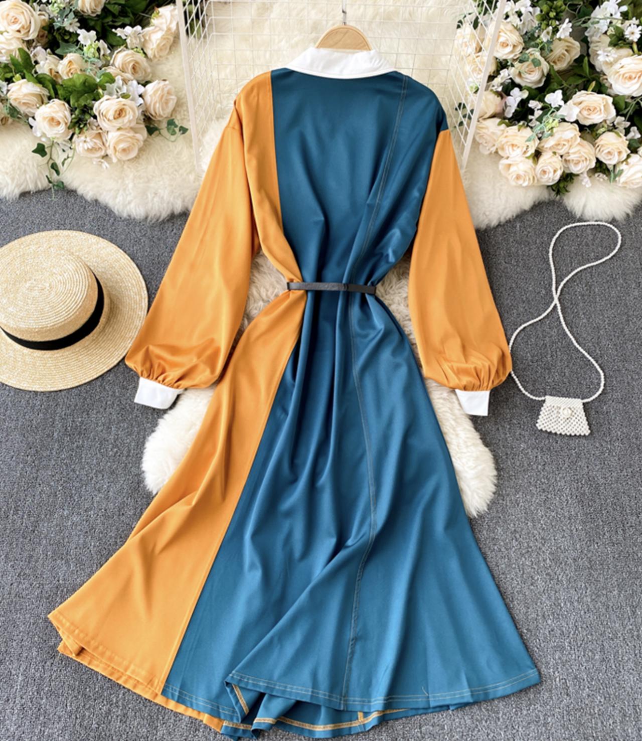 A Line Long Sleeve Dress Fashion Dress on Luulla