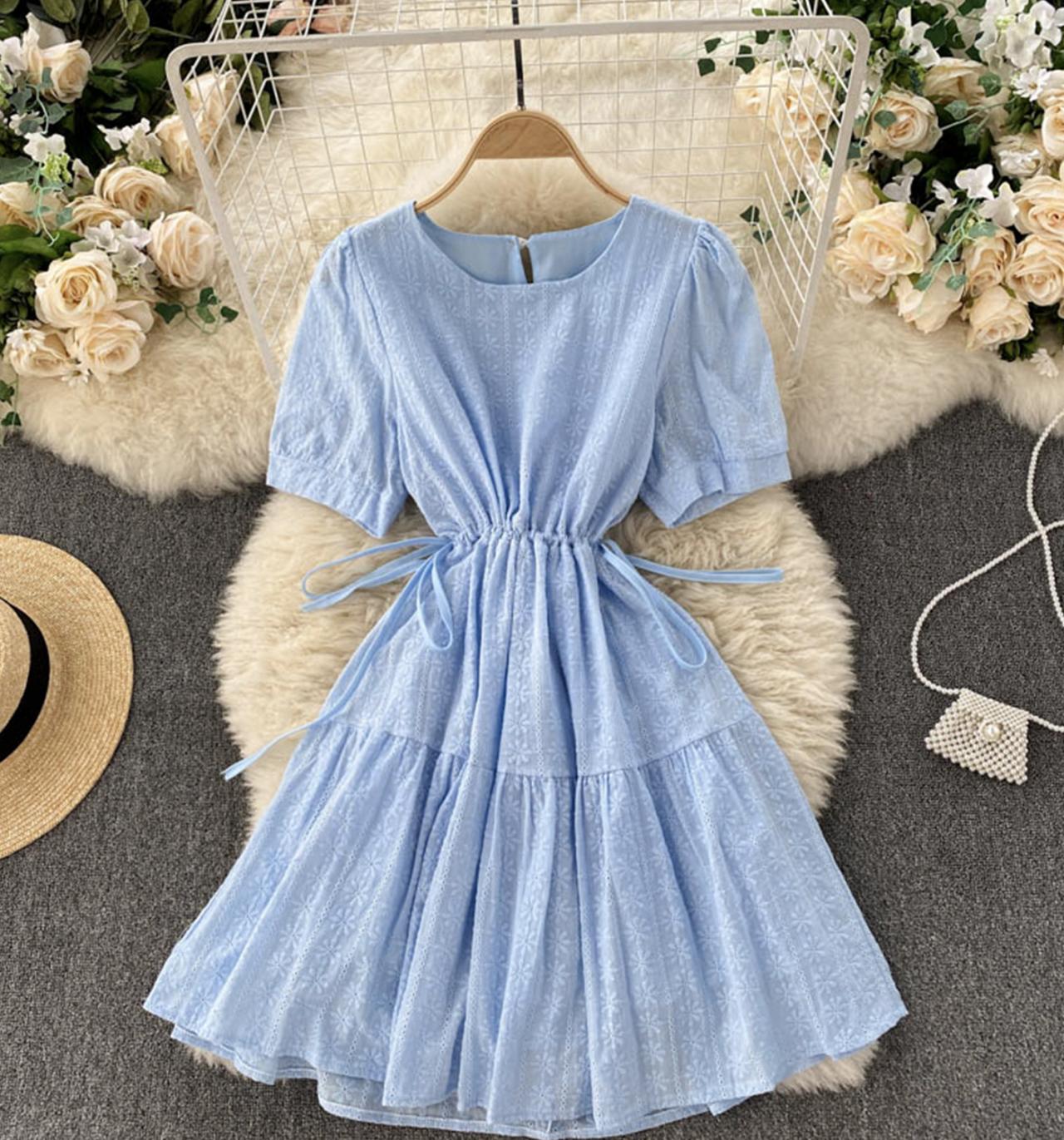 Cute A Line Round Neck Short Dress Fashion Dress on Luulla