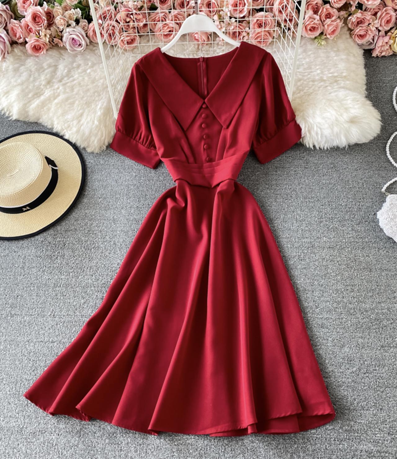 Cute A Line Short Dress Fashion Dress on Luulla