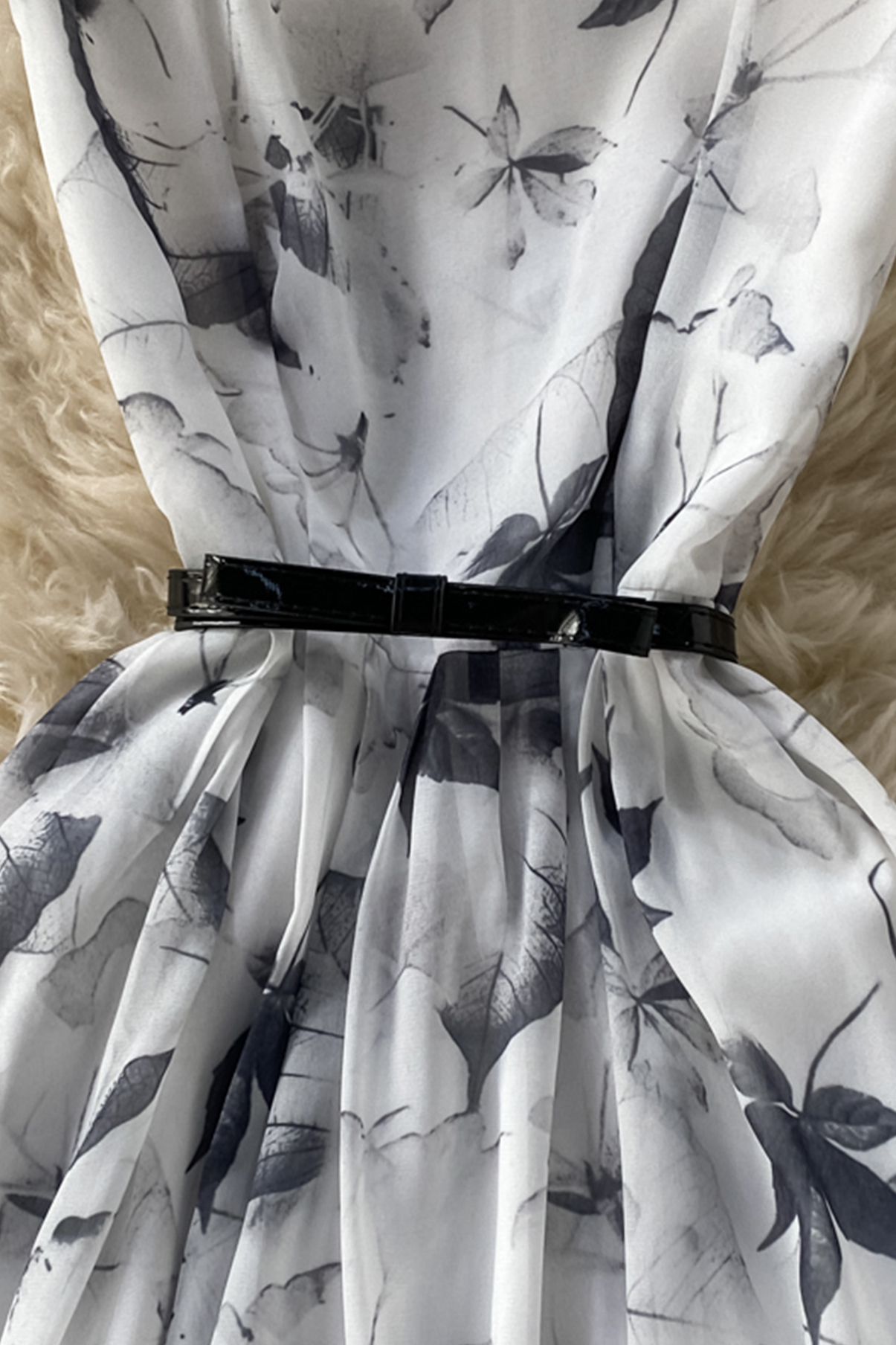 Cute Ink Print Dress A Line Fashion Dress on Luulla