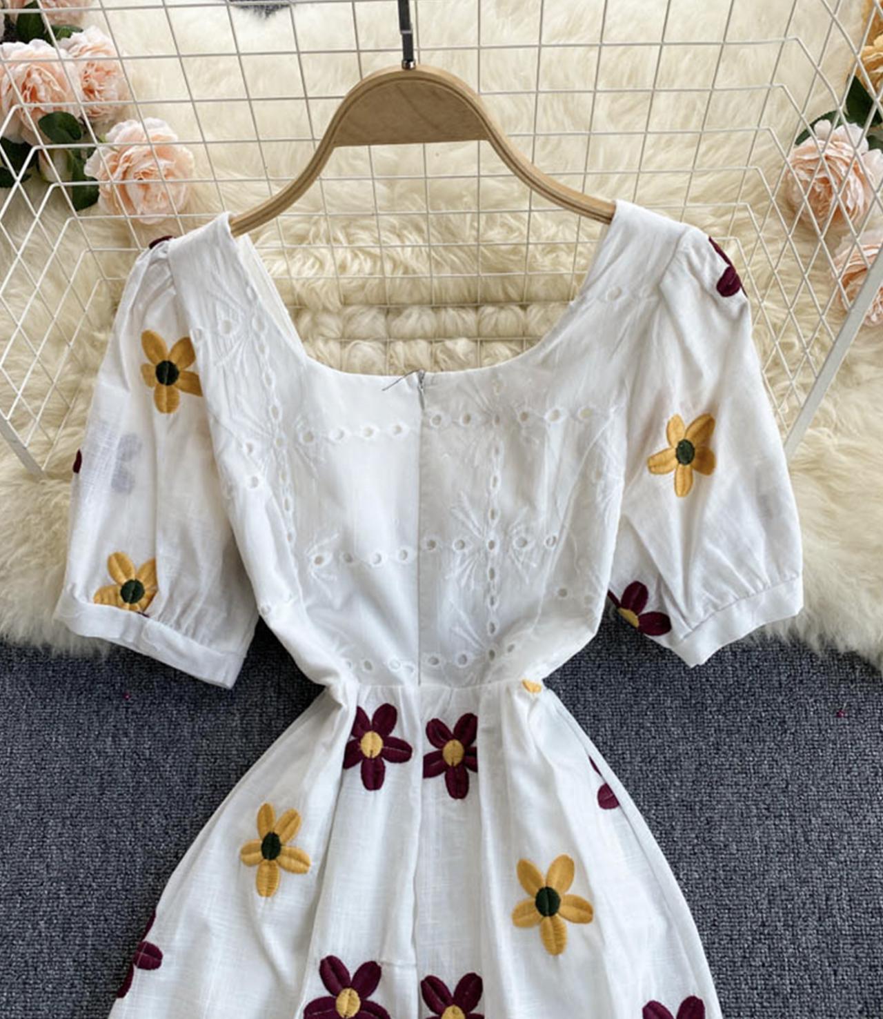 Sweet Lace Flower Dress on Luulla