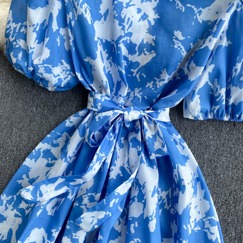 Elegant Blue A Line Dress Fashion Dress on Luulla