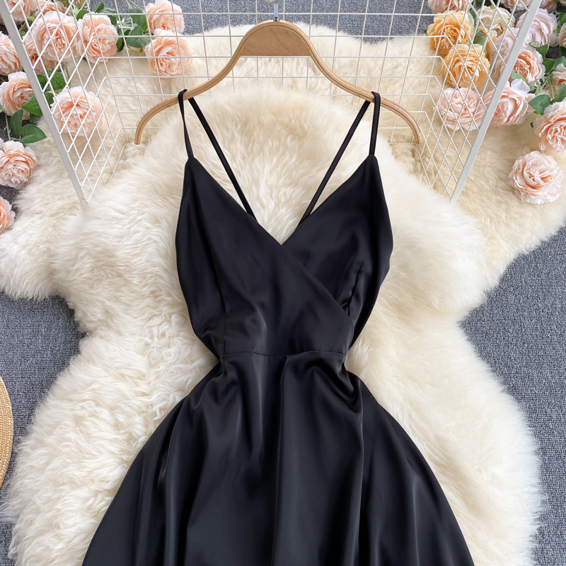 Cute V Neck Backless Dress Fashion Dress on Luulla