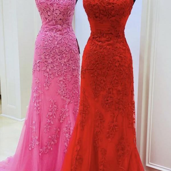 Mermaid Lace Long Prom Dress Evening Dress on Luulla