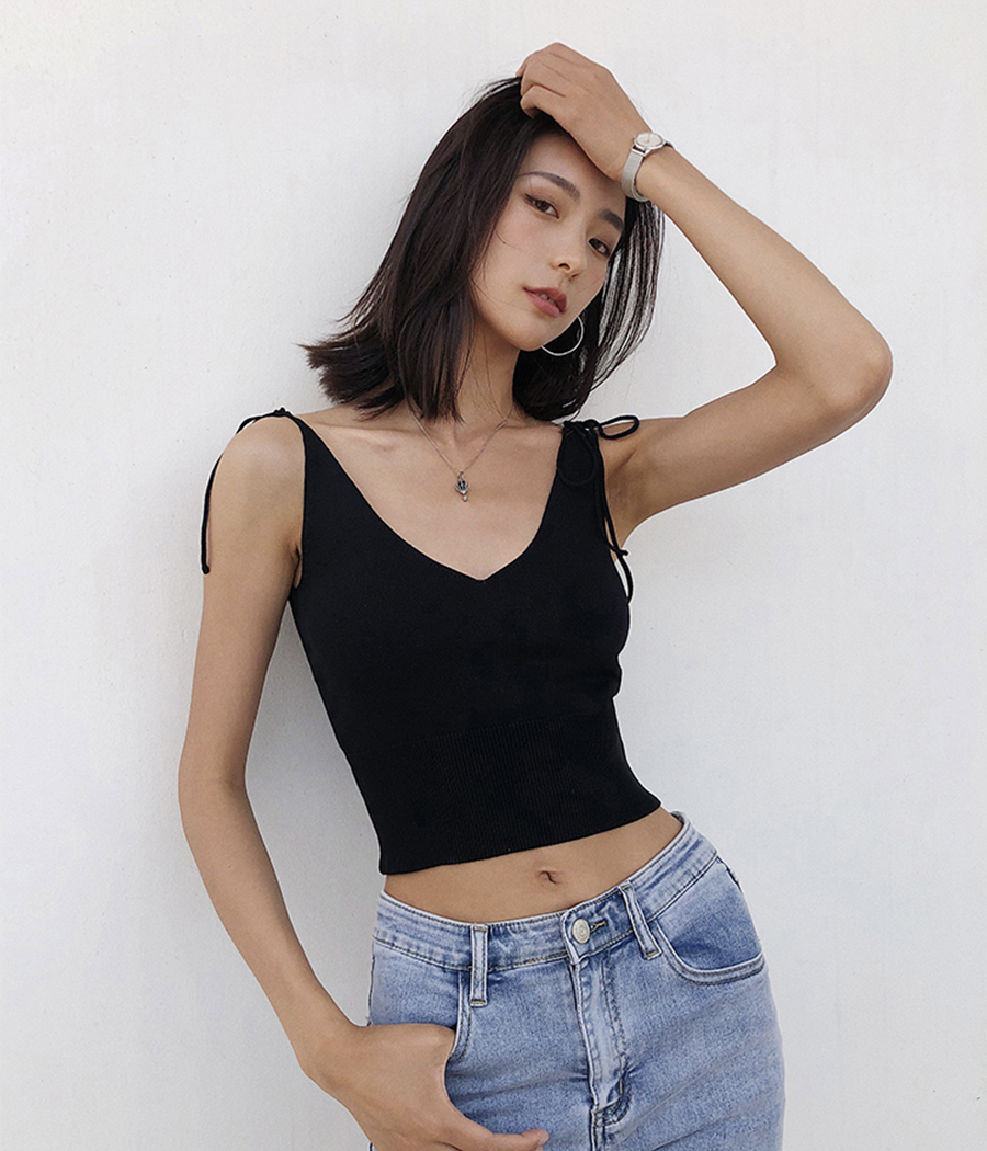 Stylish V-neck Knitted Vest, Vest on Luulla