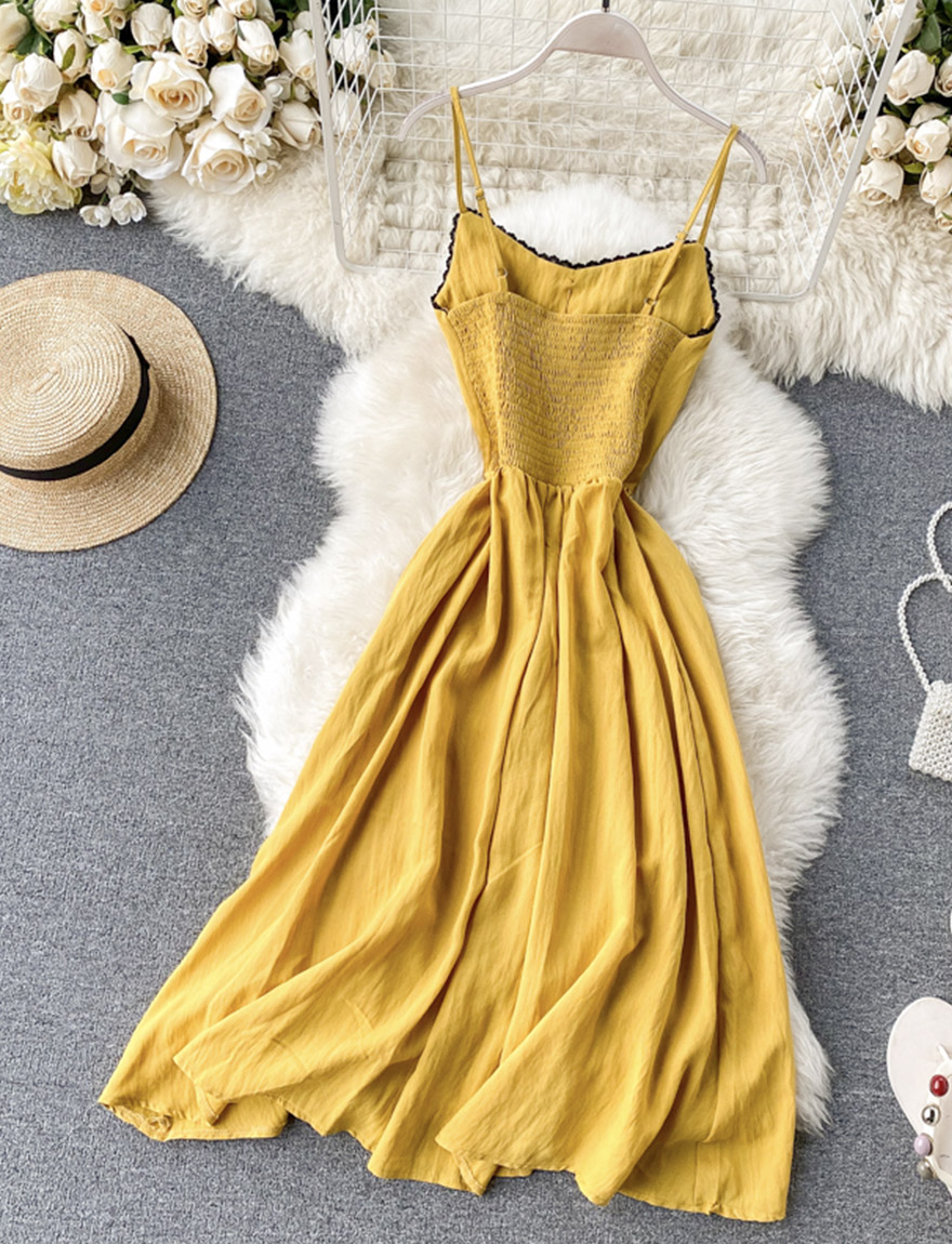 Cute A Line Embroidery Dress Girl Dress on Luulla