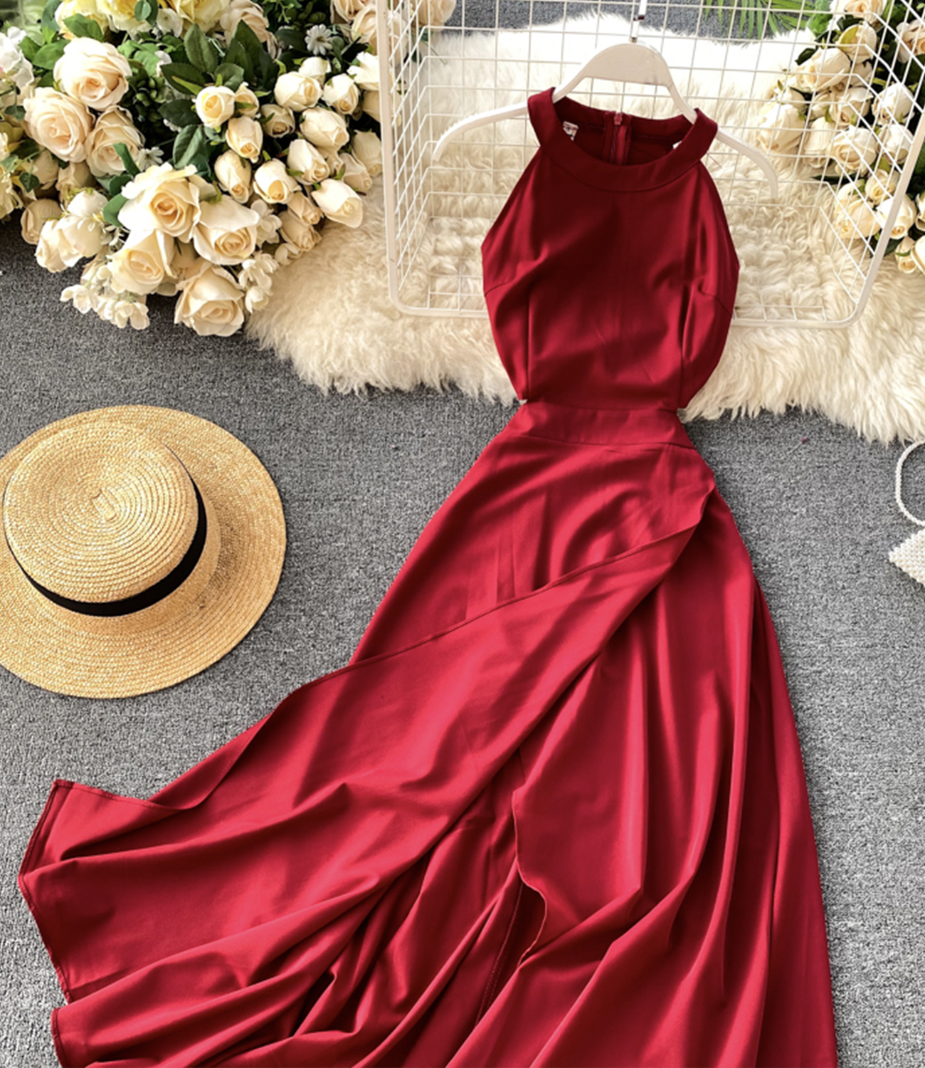 Simple A Line Short Dress on Luulla