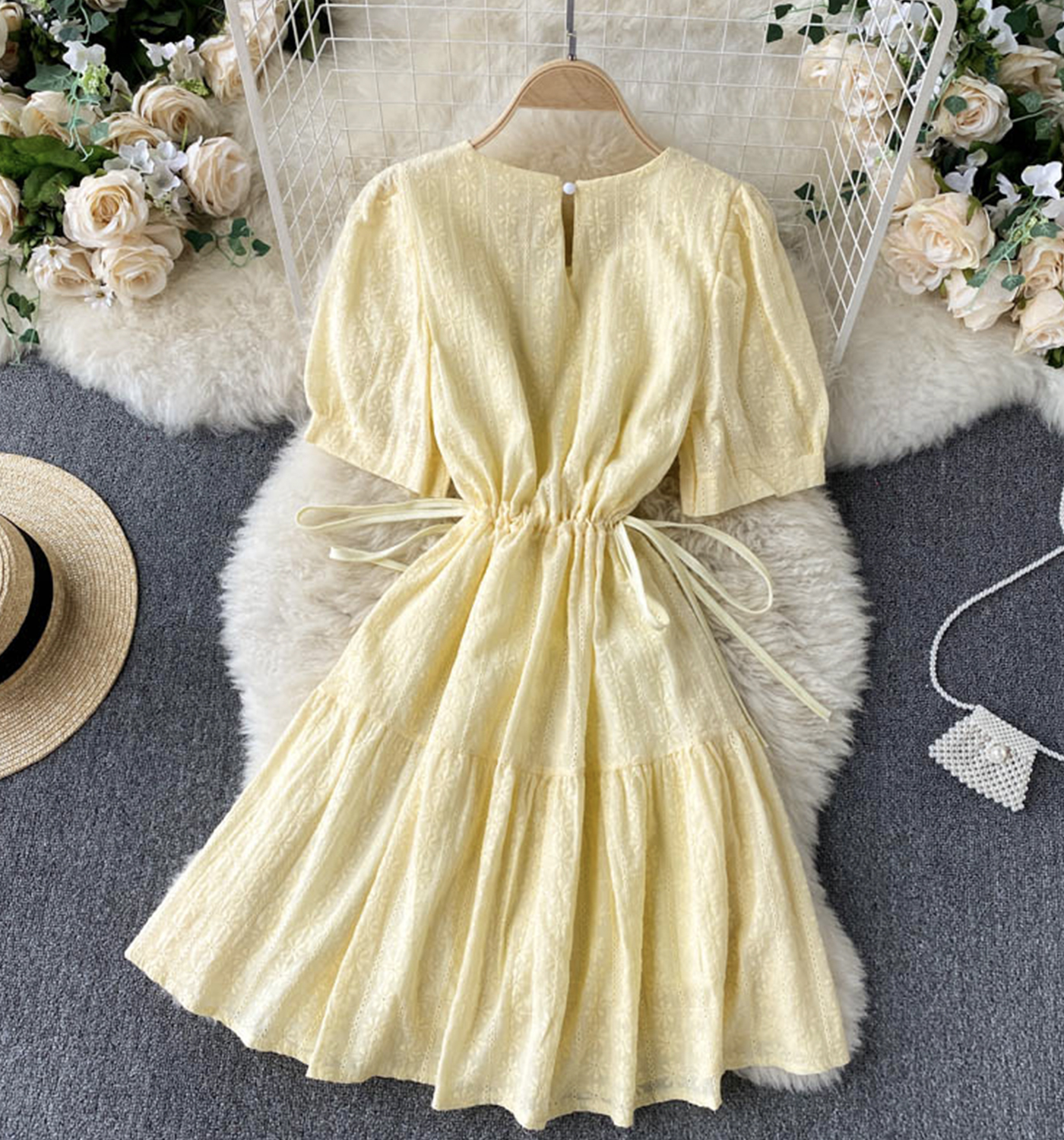 Cute A Line Round Neck Short Dress Fashion Dress on Luulla