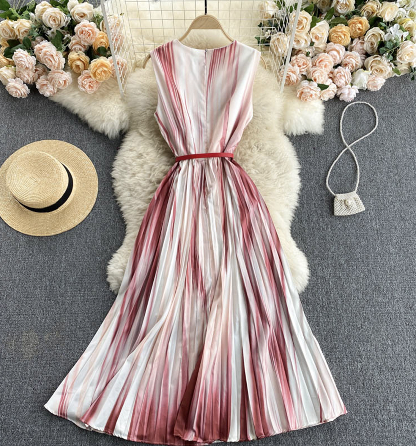 Stylish V Neck A Line Dress Fashion Dress on Luulla