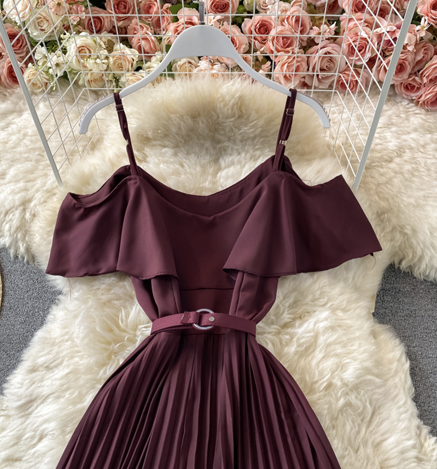 Cute A Line Dress Off Shoulder Fashion Dress on Luulla