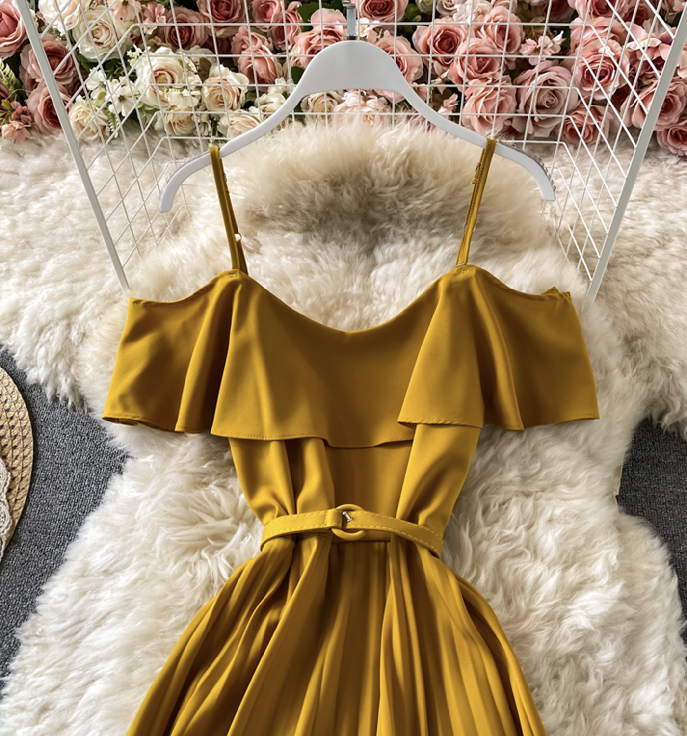 Cute A Line Dress Off Shoulder Fashion Dress on Luulla