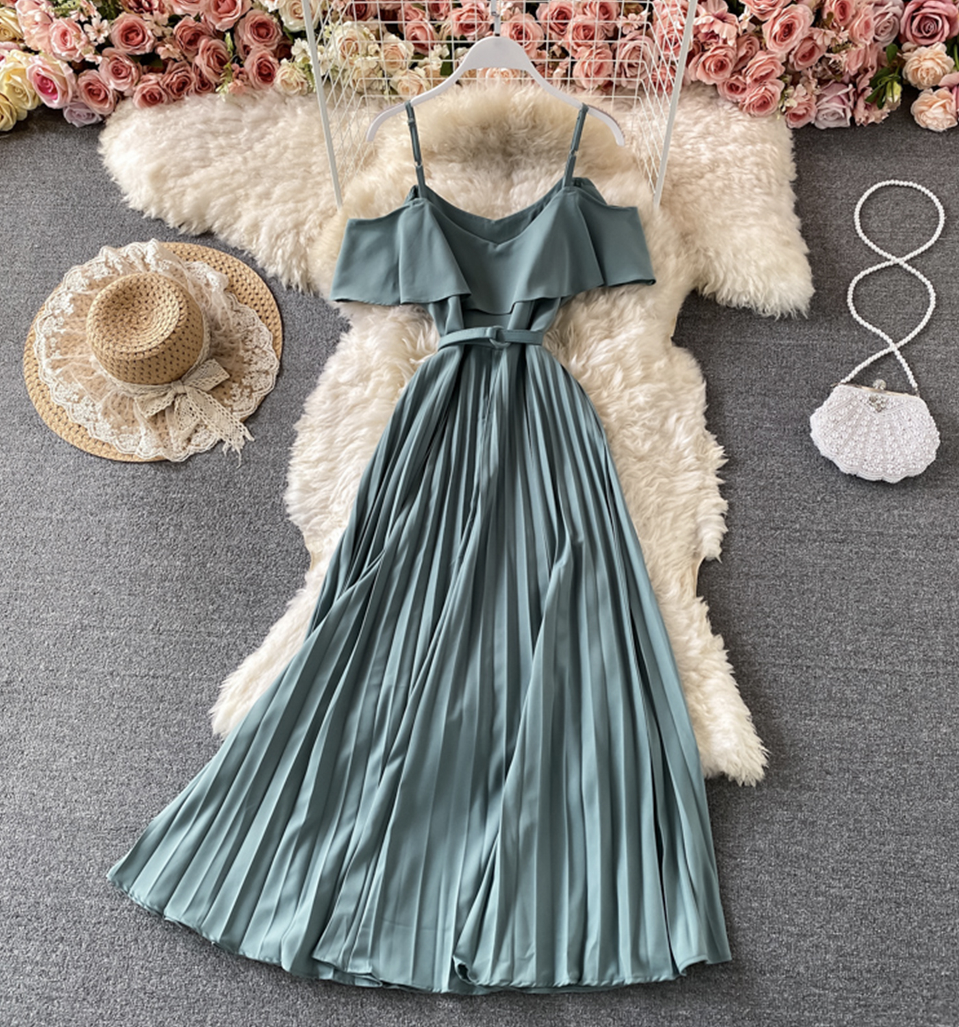 Cute A Line Dress Off Shoulder Fashion Dress on Luulla