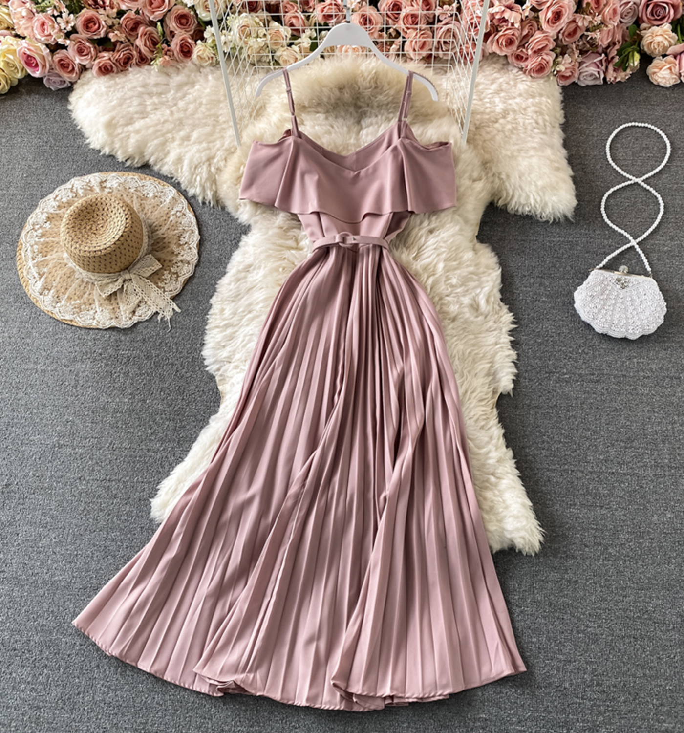 Cute A Line Dress Off Shoulder Fashion Dress on Luulla