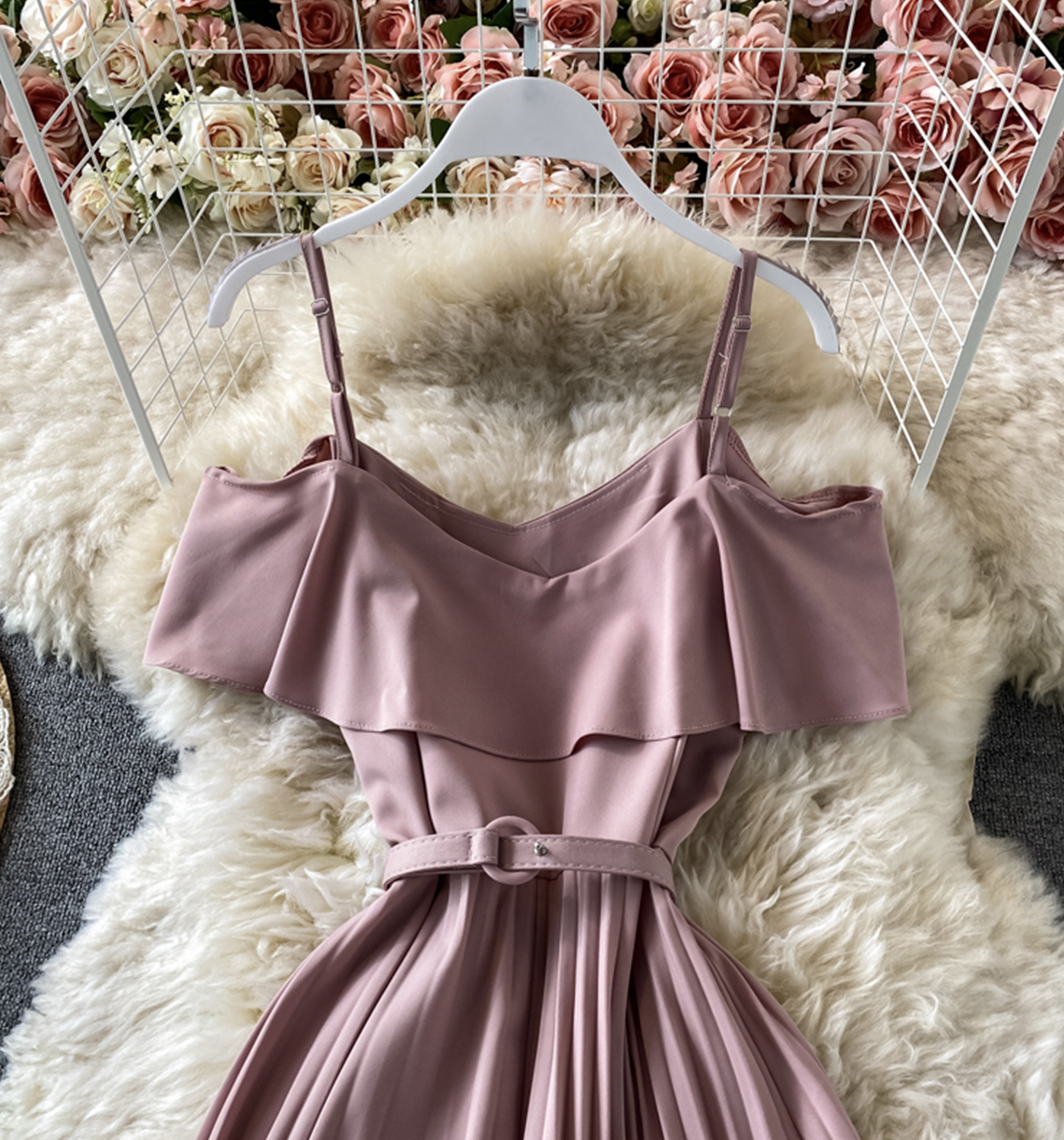 Cute A Line Dress Off Shoulder Fashion Dress on Luulla