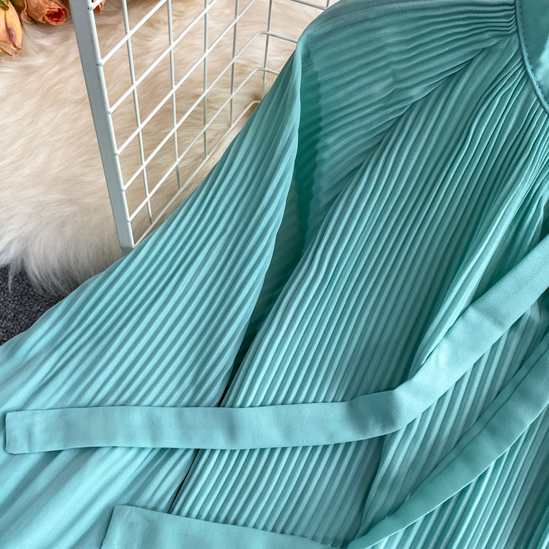 Simple Chiffon Long Sleeve Tops on Luulla